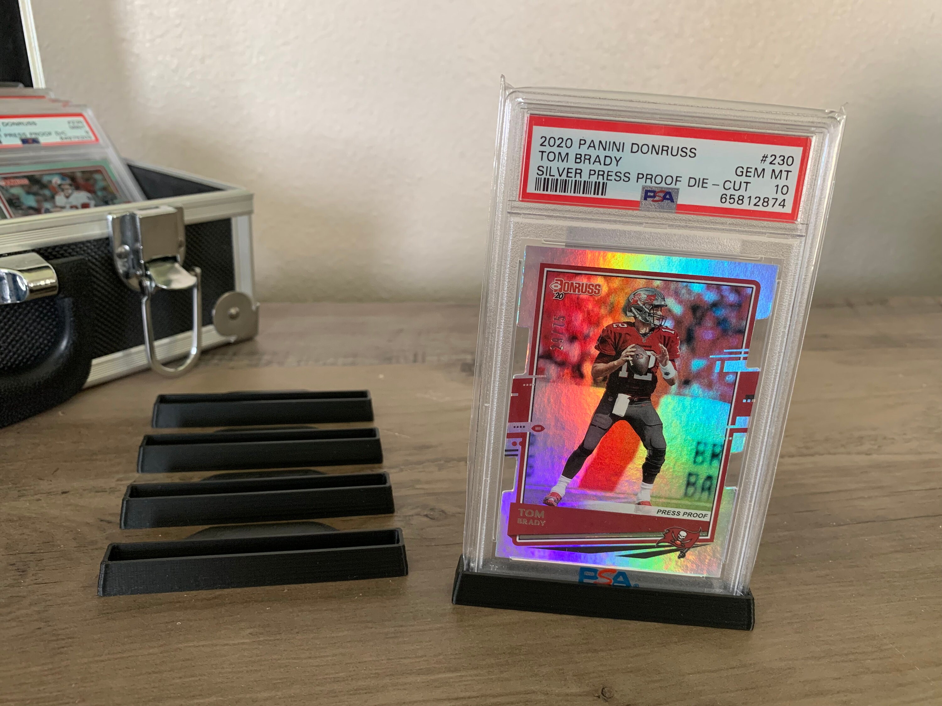 PSA Graded Trading Card Display Stands - 5 Pack - Etsy