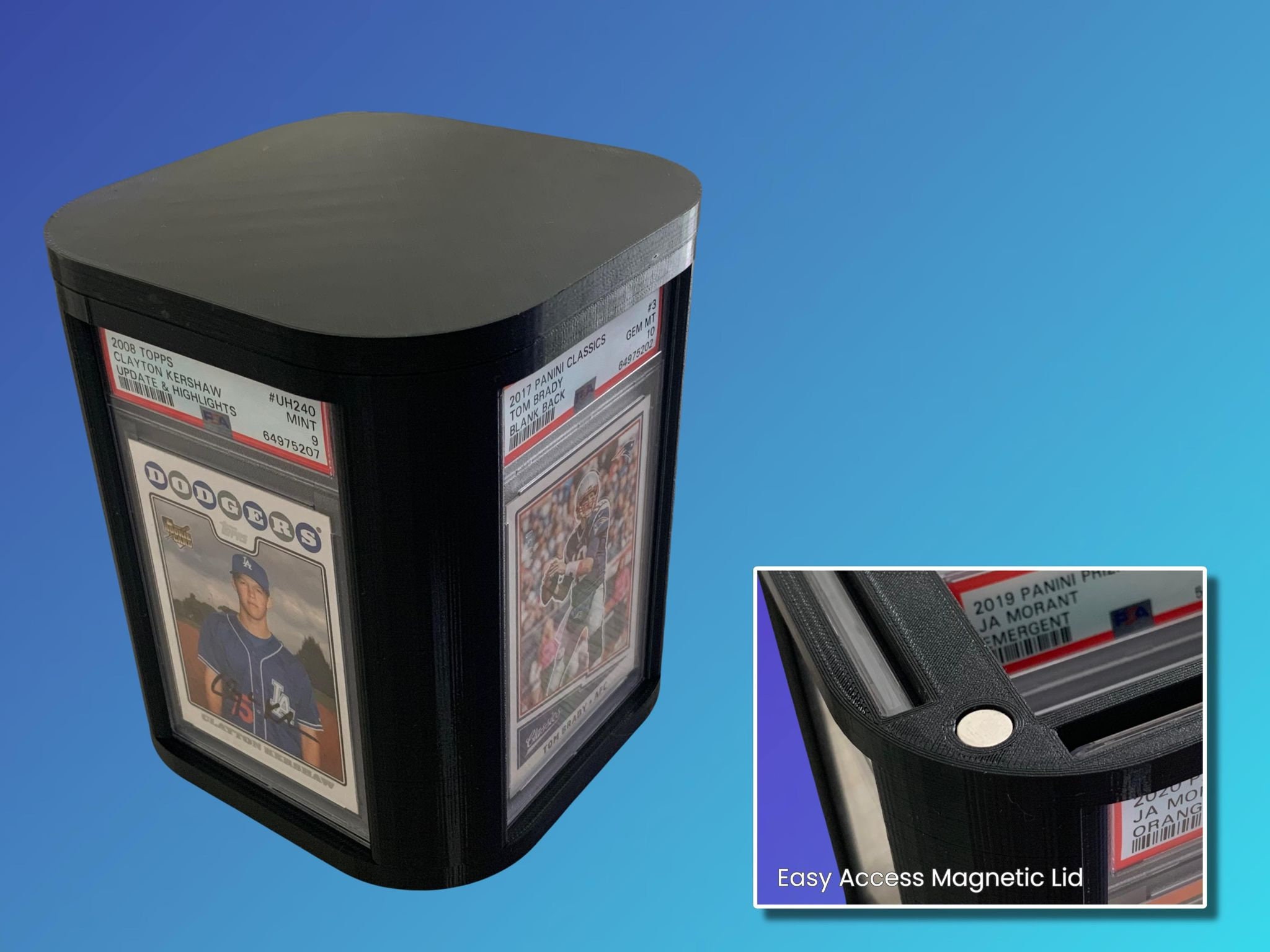 PSA - CGC Graded Trading Card Display Storage Block - Etsy