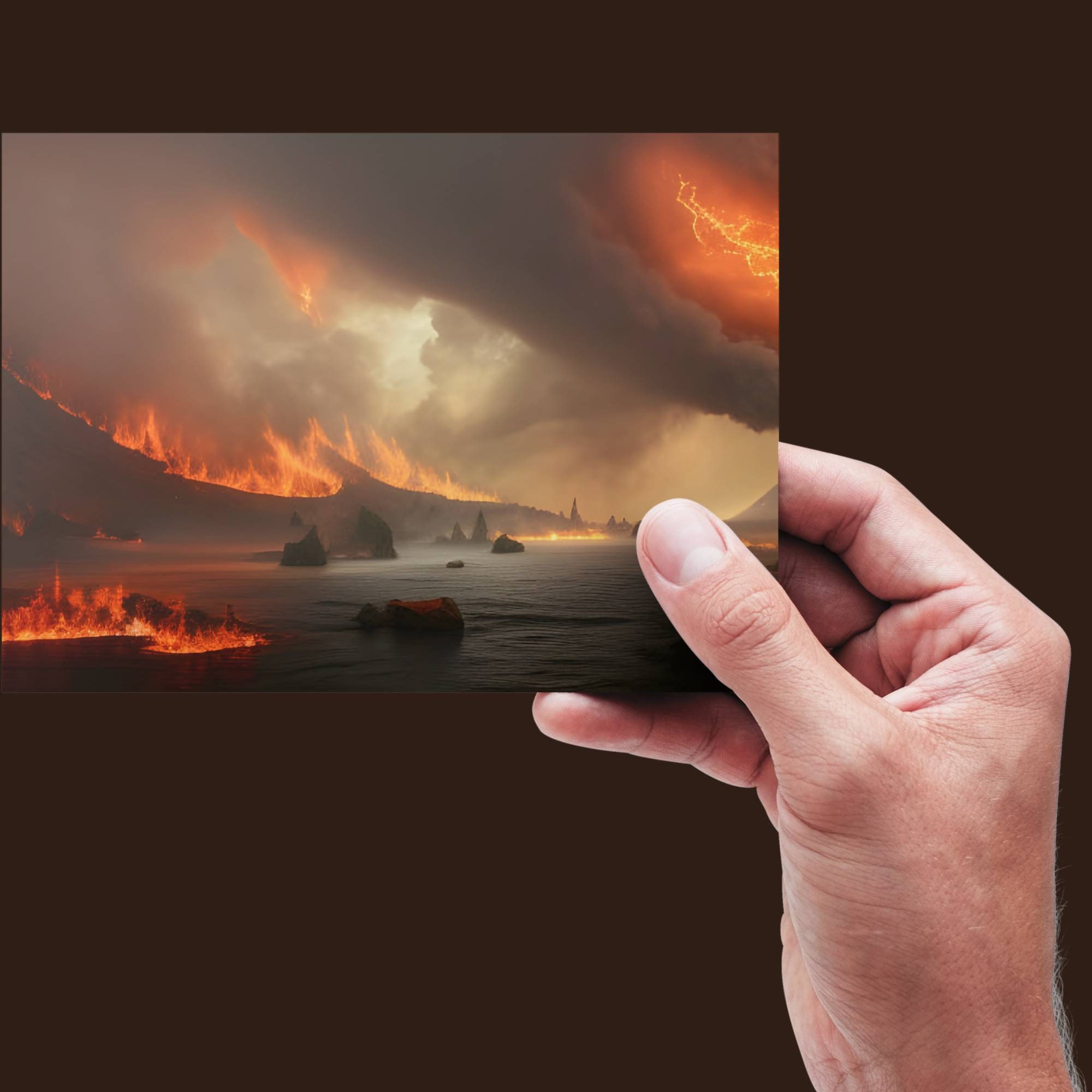 Forest Fire Natural Disasters Printable Poster Digital Downloadable ...