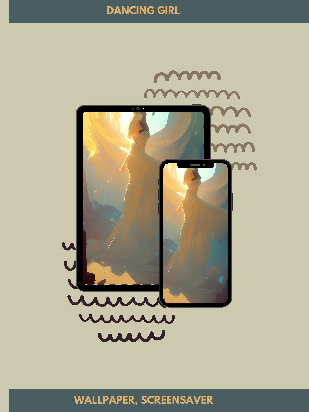 Dancing Girl Wall Art Printable Poster Digital - Etsy