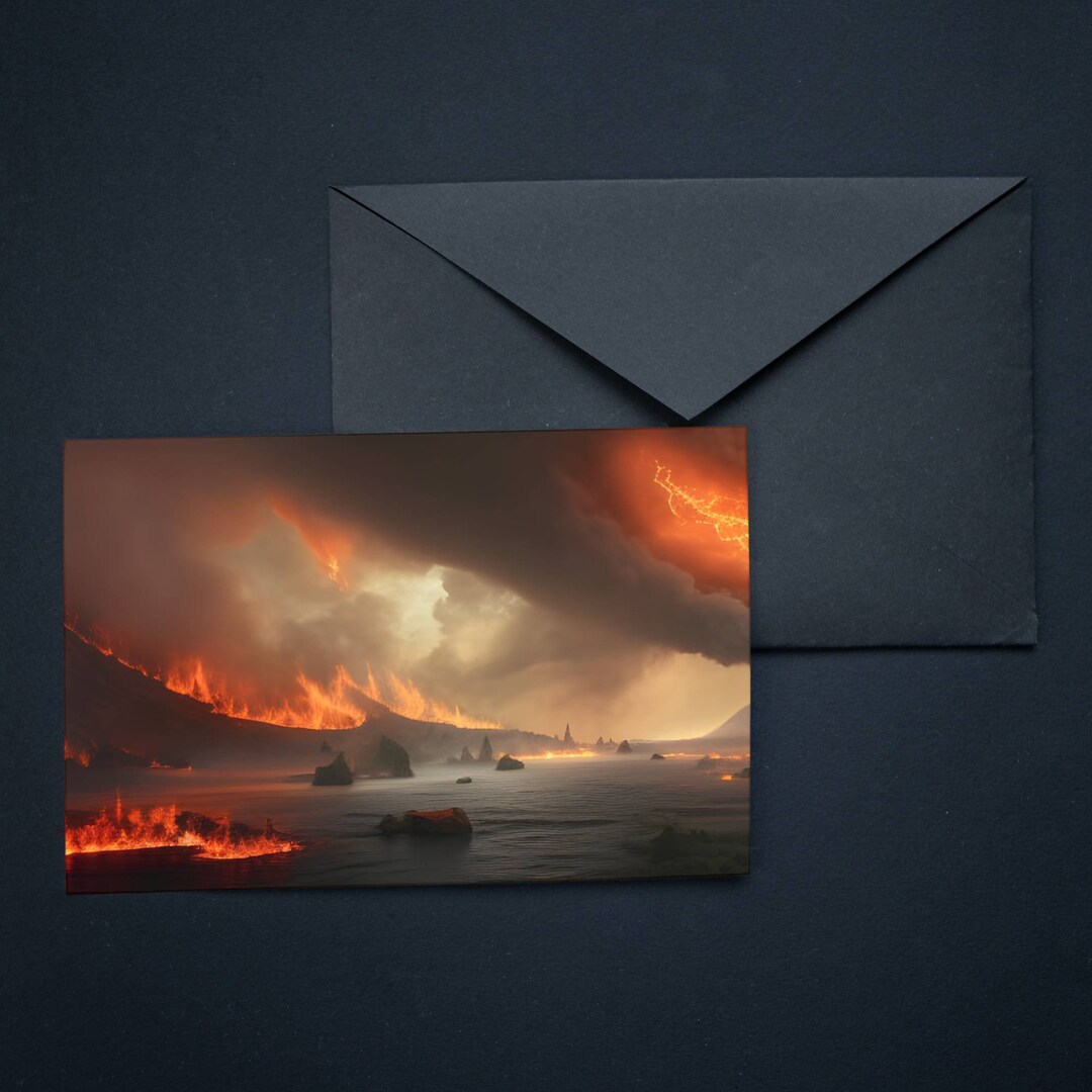 Forest Fire Natural Disasters Printable Poster Digital Downloadable ...