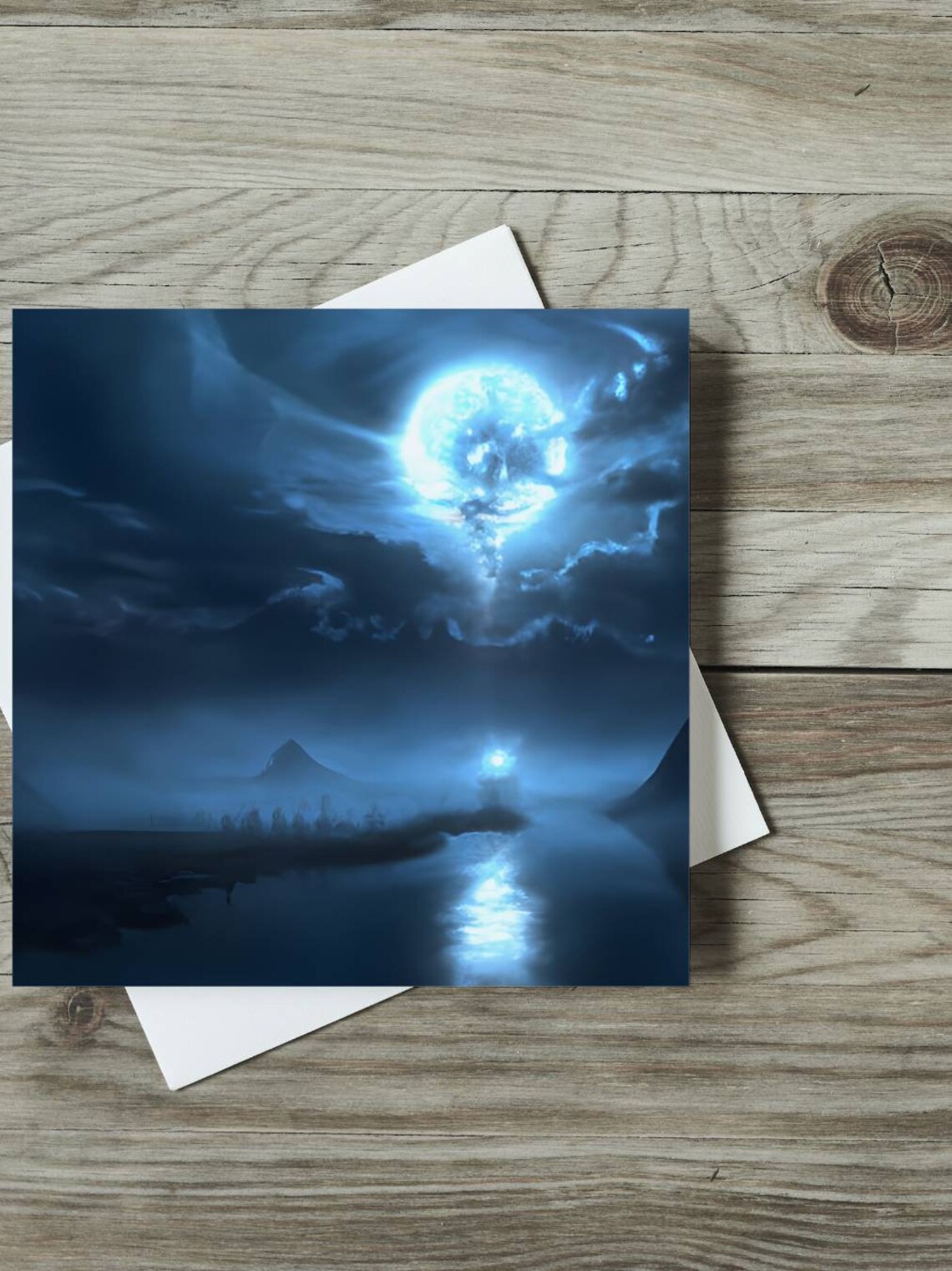 Moonlit Waters Wall Art Printable Poster Digital Downloadable Print ...