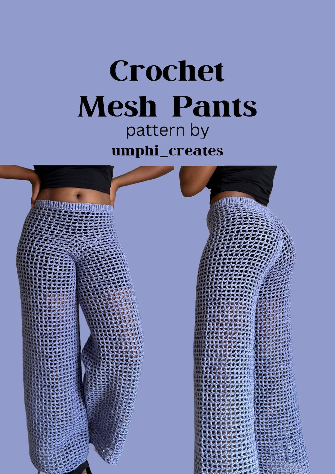 Crochet Mesh Pants Beach Pants Pattern - Etsy