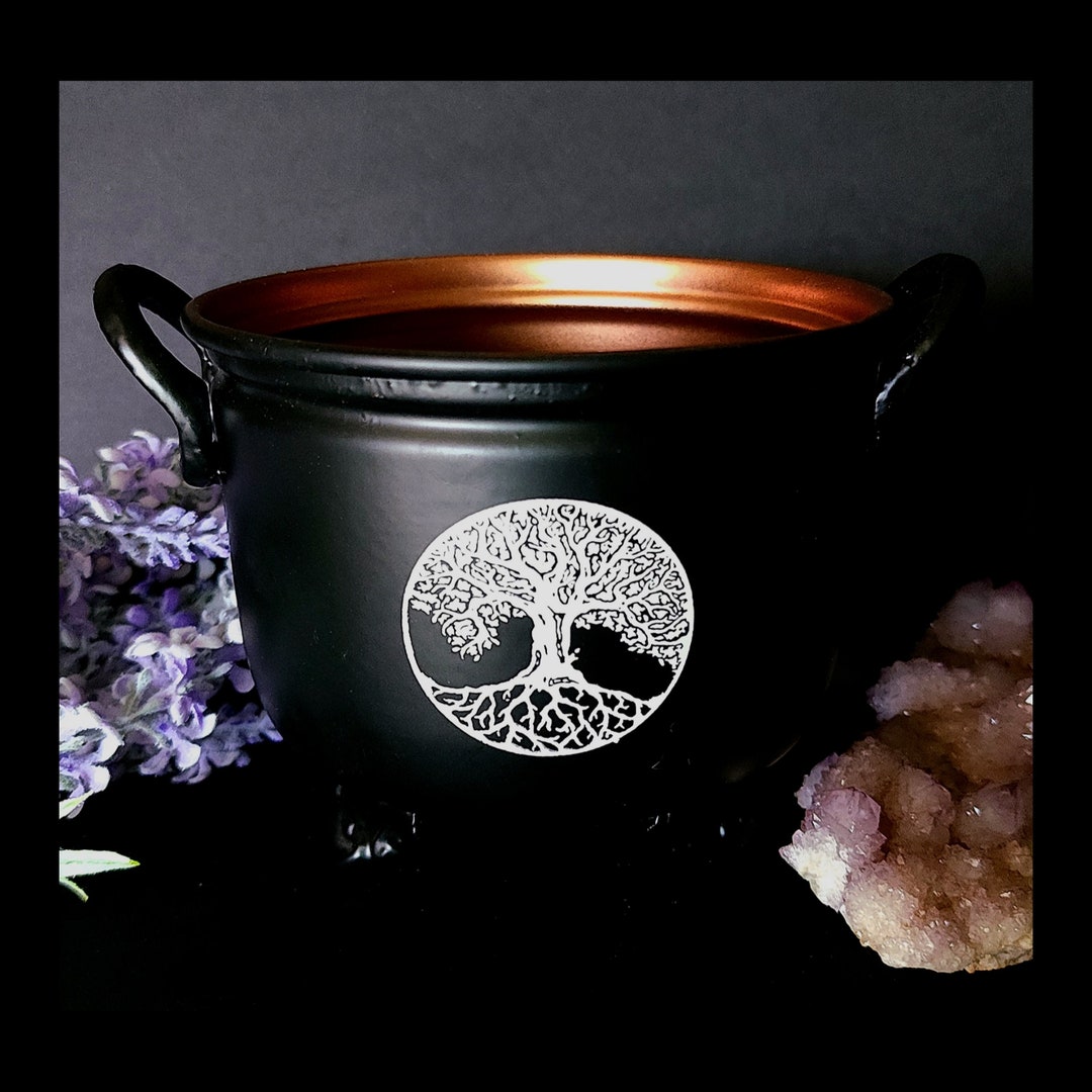 Tree of Life Metal Burner/ Cauldron - Etsy
