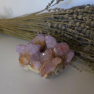 Large Grade A Lavender Spirit Quartz With Red Hematite Inclusions - Etsy