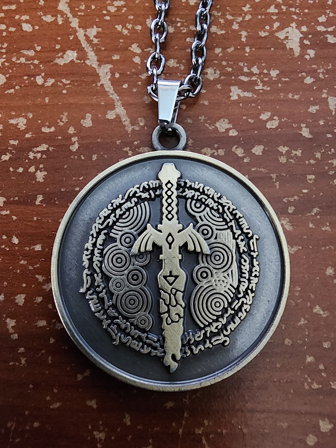 Legend of Zelda Inspired Master Sword Necklace Charm Pendant - Etsy