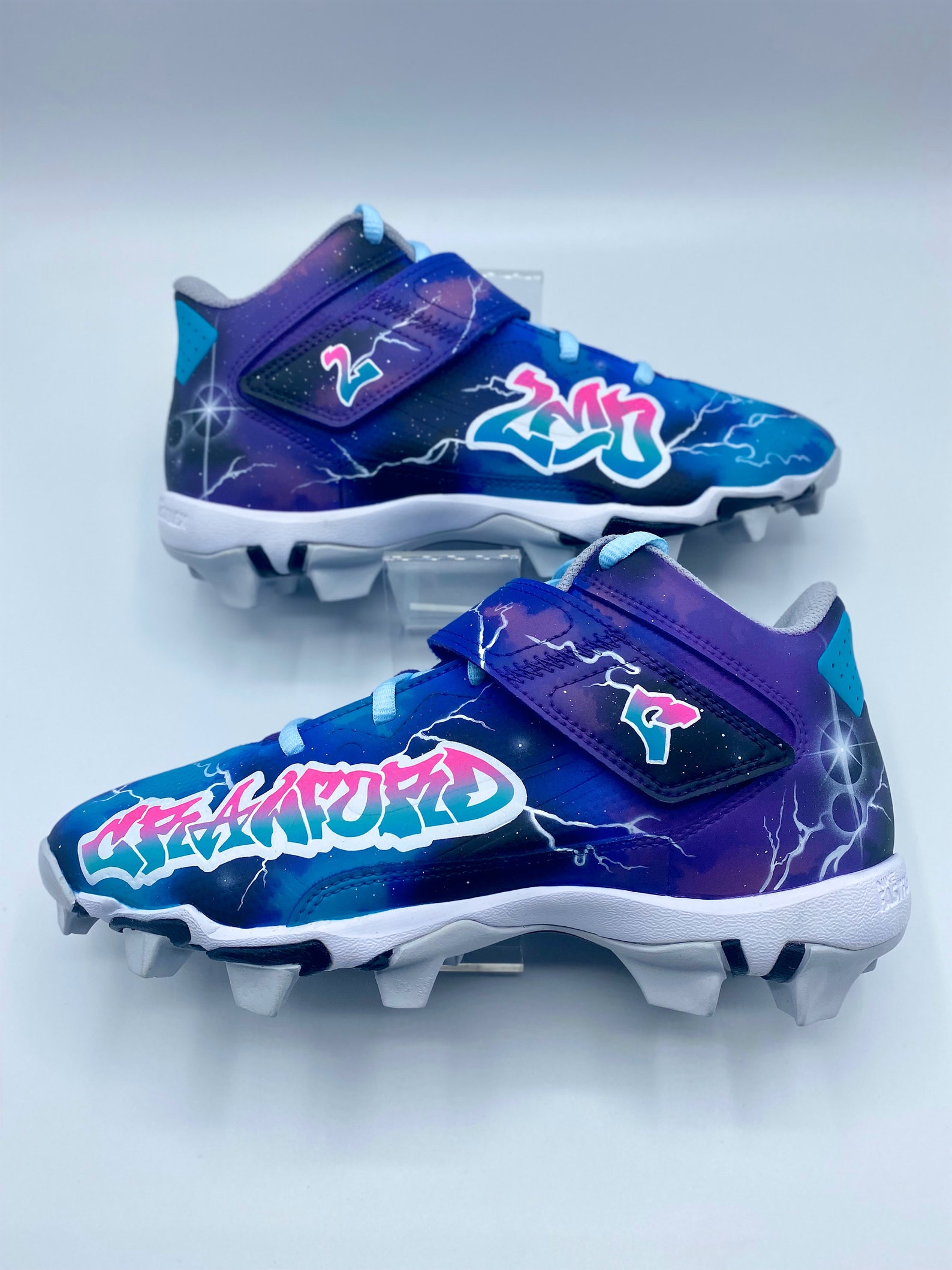 Custom Cleats, Custom Baseball Cleats, Custom Softball Cleats, Custom ...