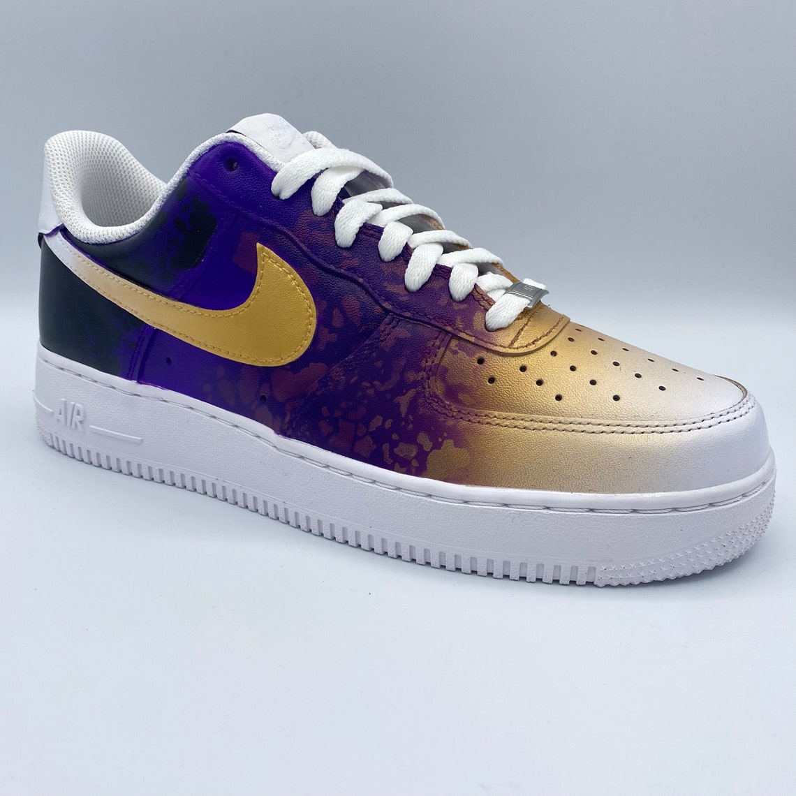 Custom Painted Tricolor Air Force 1 Shoes Painted Air Force 1 - Etsy