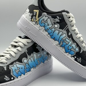 Custom Graffiti Air Force 1 Shoes, Custom Drip Air Force 1 Shoes ...