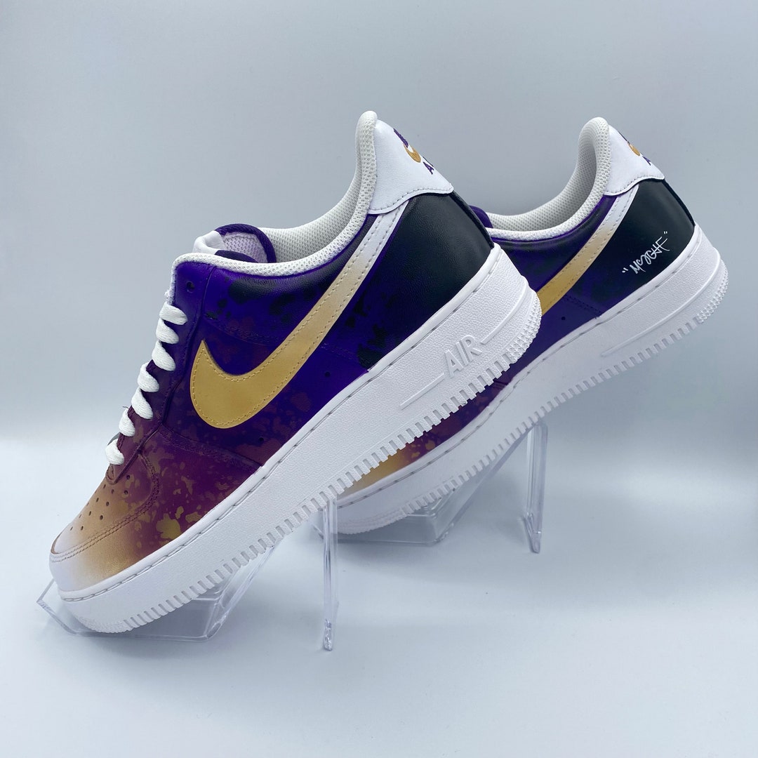 Custom Painted Tricolor Air Force 1 Shoes, Painted Air Force 1 Shoes ...