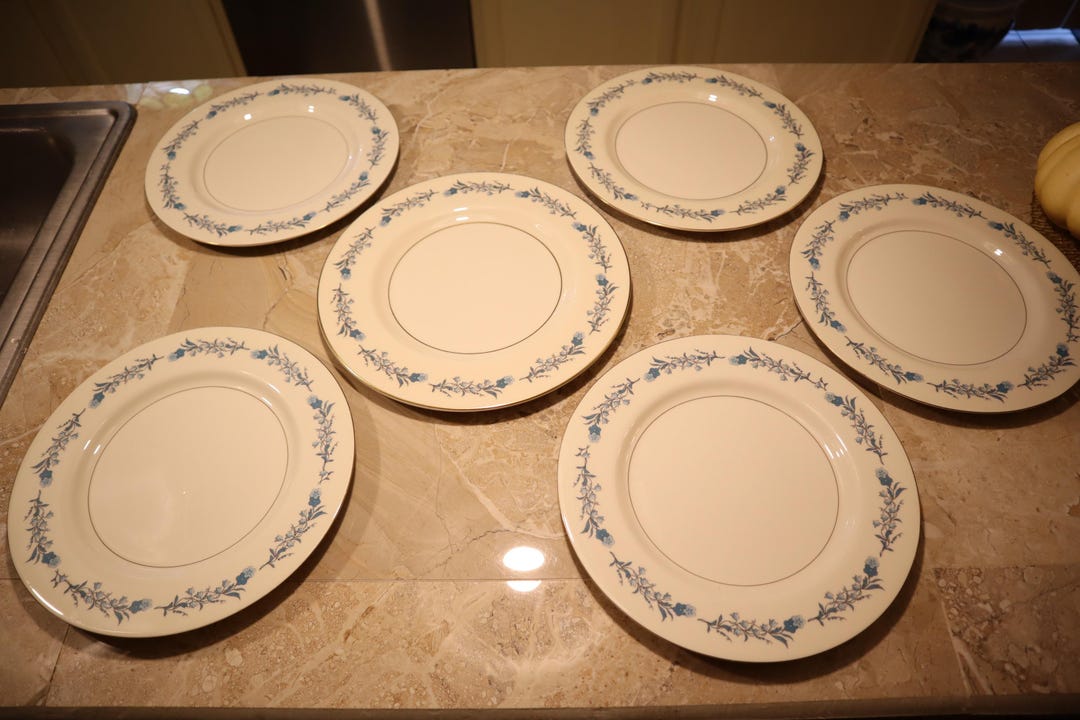 Vintage Theodore Haviland Clinton Dinner Plates, Set of 6, 1930s Floral ...