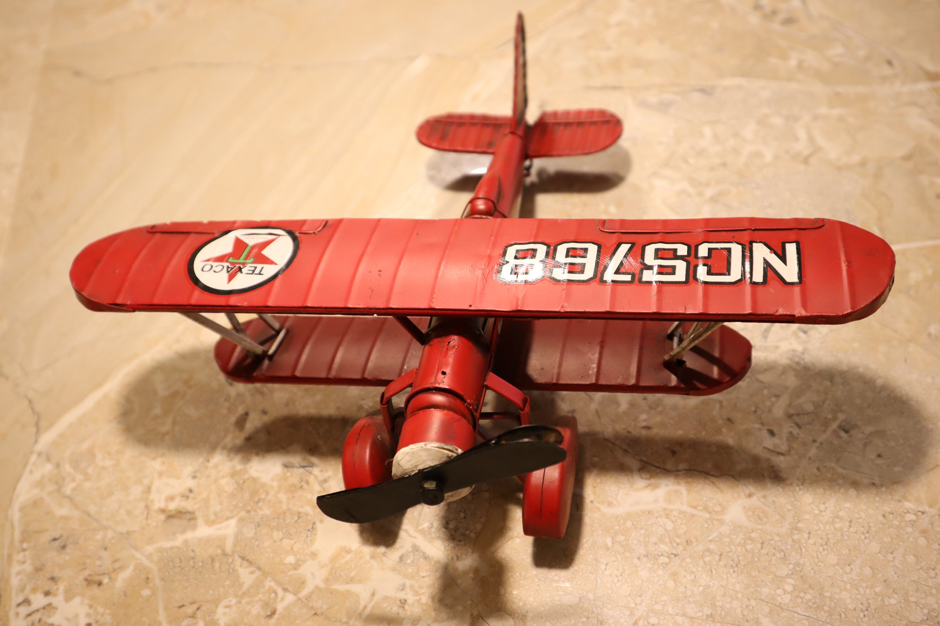 Toy Texaco Red Biplane With Decals Air Express - Etsy