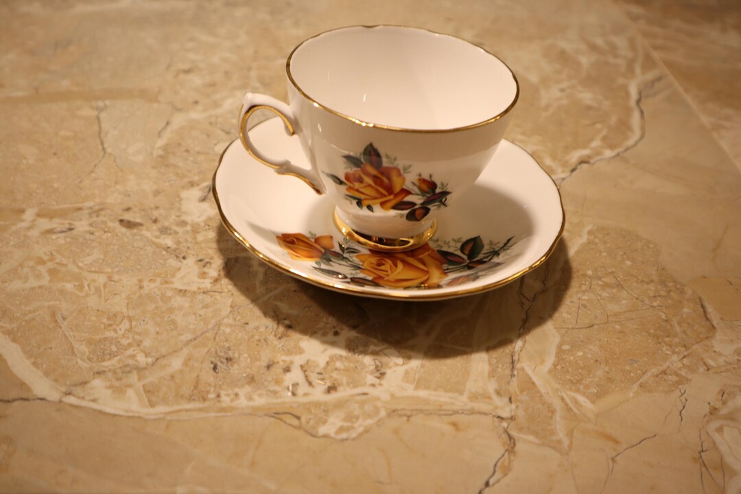 Vintage Colclough Ridgeway England Teacup & Saucer Fine Bone China ...