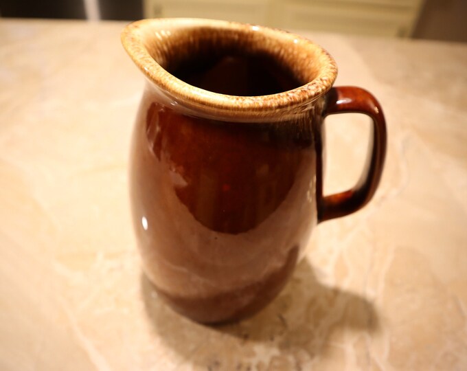 Vintage Hull Drip Glaze Pitcher Made in USA - Etsy