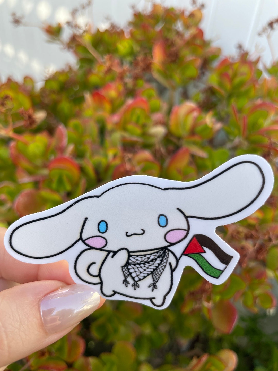 Falastini Cinnamoroll Sticker, Palestinian Cinnamoroll , Palestine ...