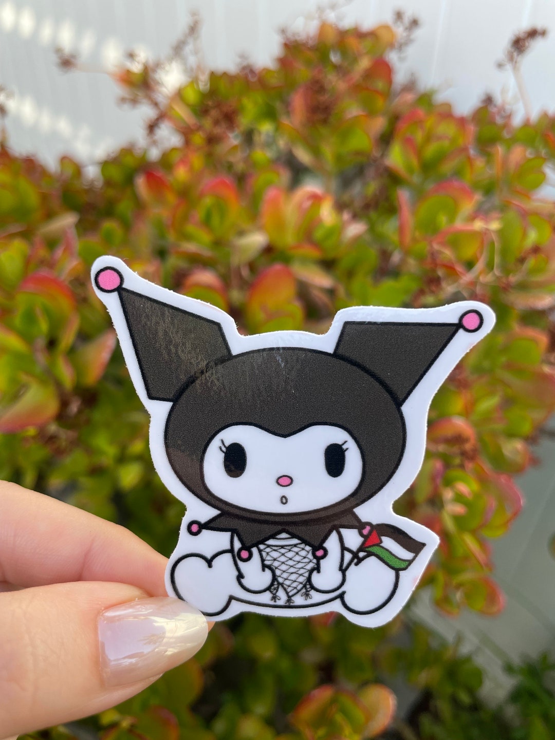 Falastini Kuromi Sticker, Palestinian Kuromi , Palestine Sticker, Phone ...