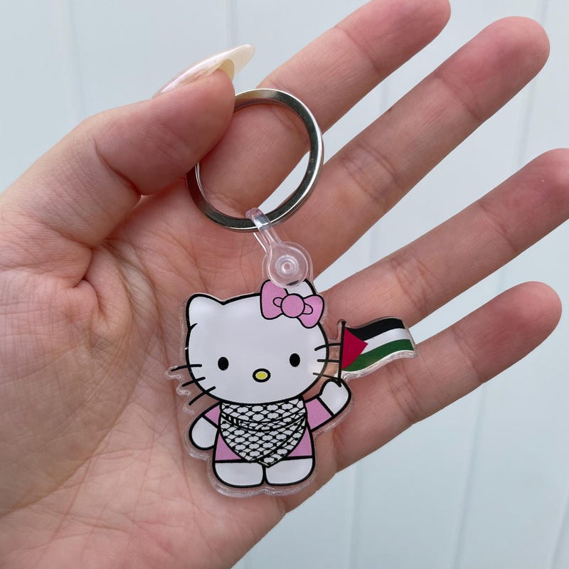 Hello Kittys Key Chain - Etsy