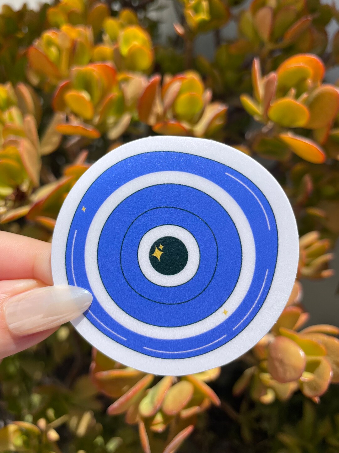 Evil Eye Sticker, Protection Sticker, for Laptop, Journal, Vinyl ...
