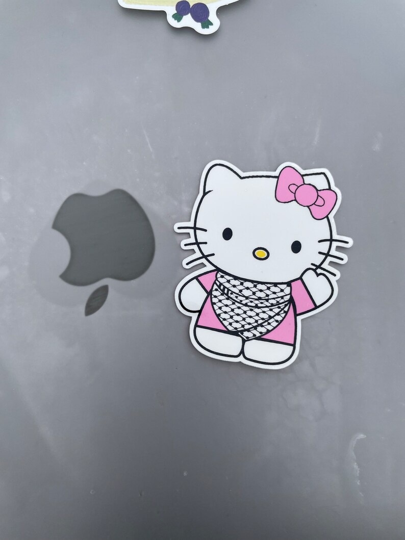 Falastini Hello Kitty Sticker, Palestinian Hello Kitty Sticker ...