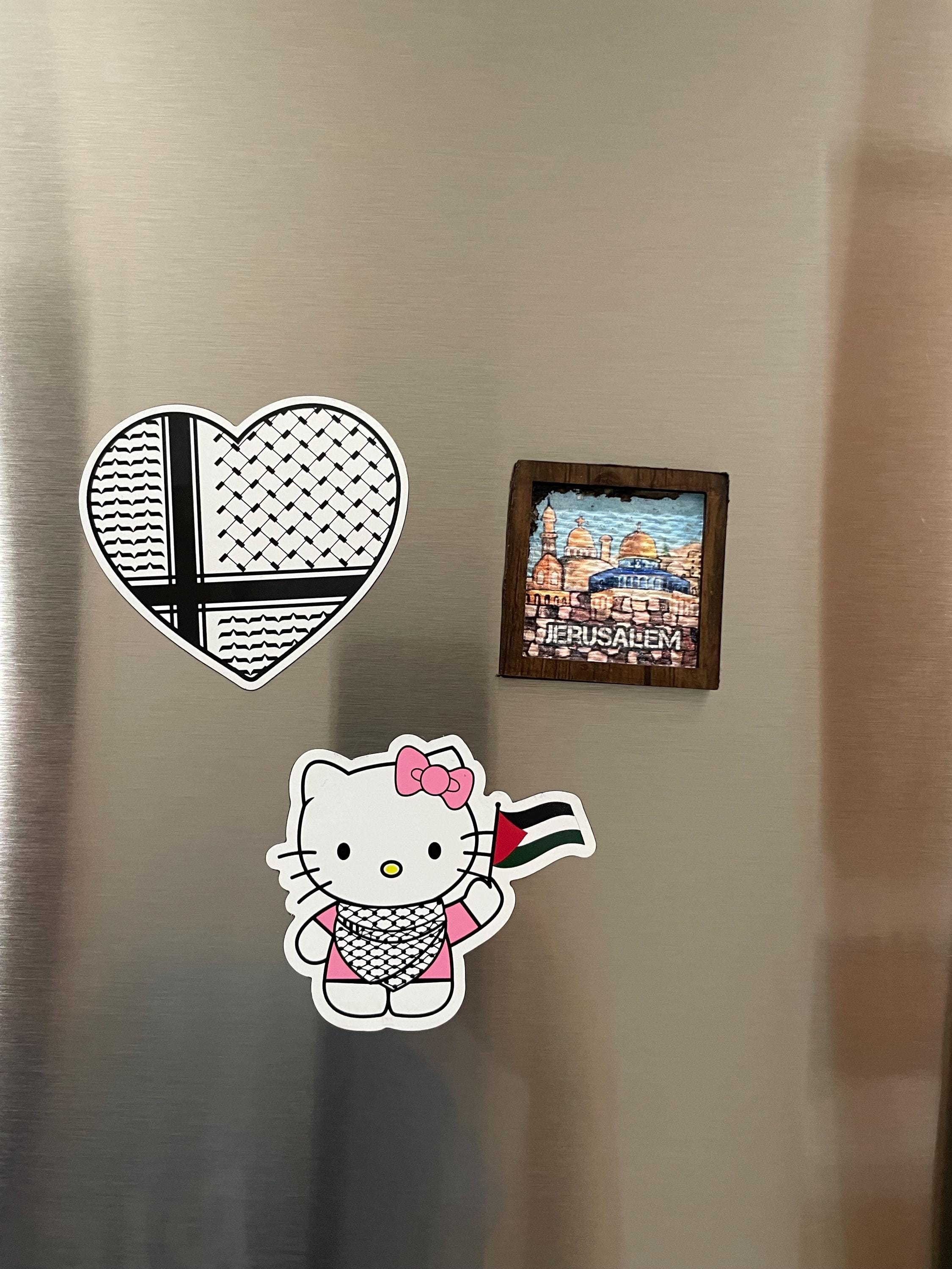 Falastini Hello Kitty Magnet, Palestinian Hello Kitty Magnet, Palestine ...