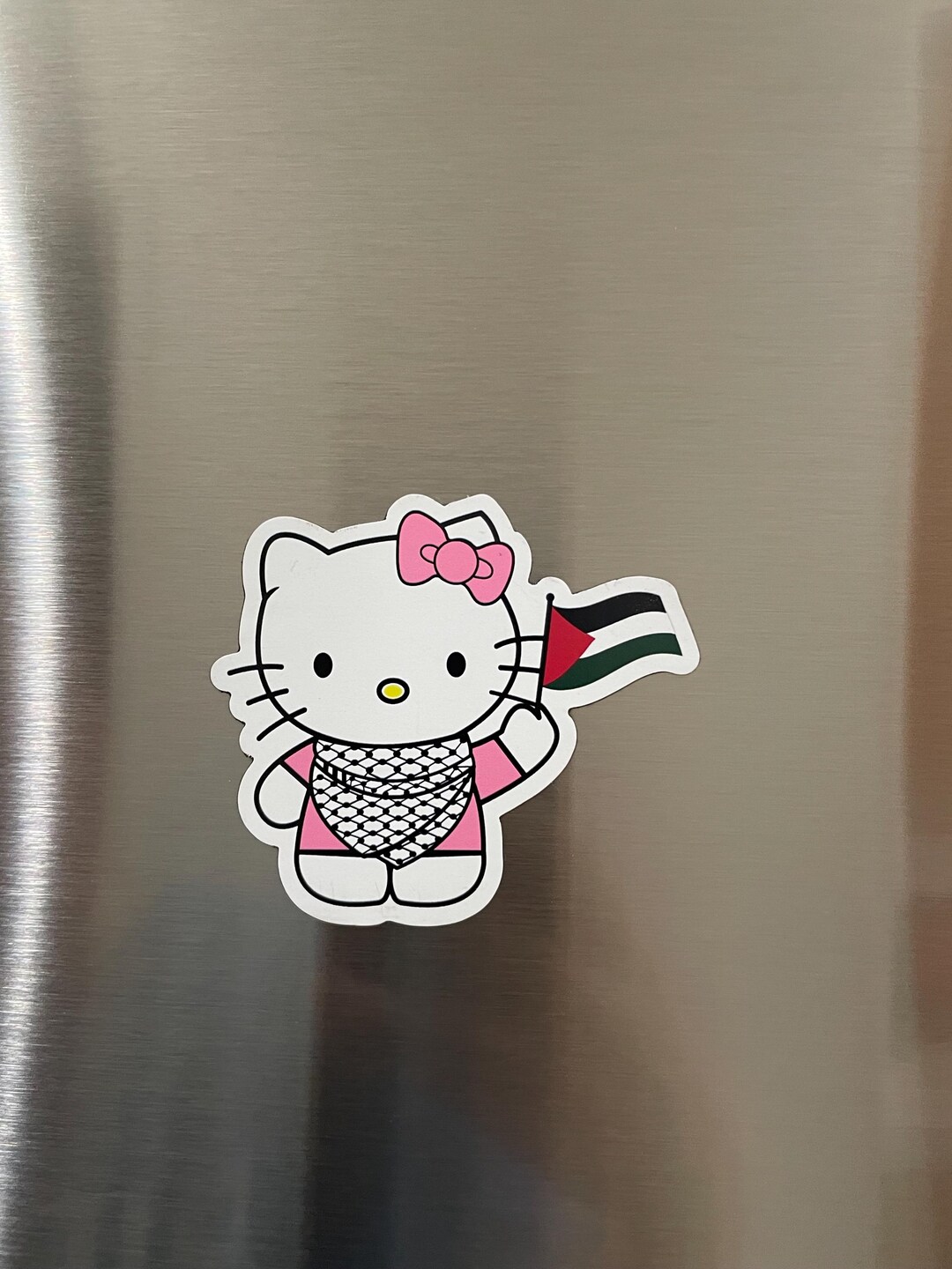 Falastini Hello Kitty Magnet, Palestinian Hello Kitty Magnet, Palestine ...