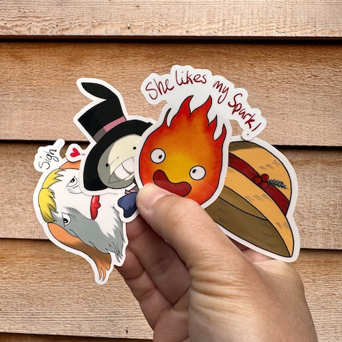 Howl's Moving Castle Sticker Sheet - Etsy