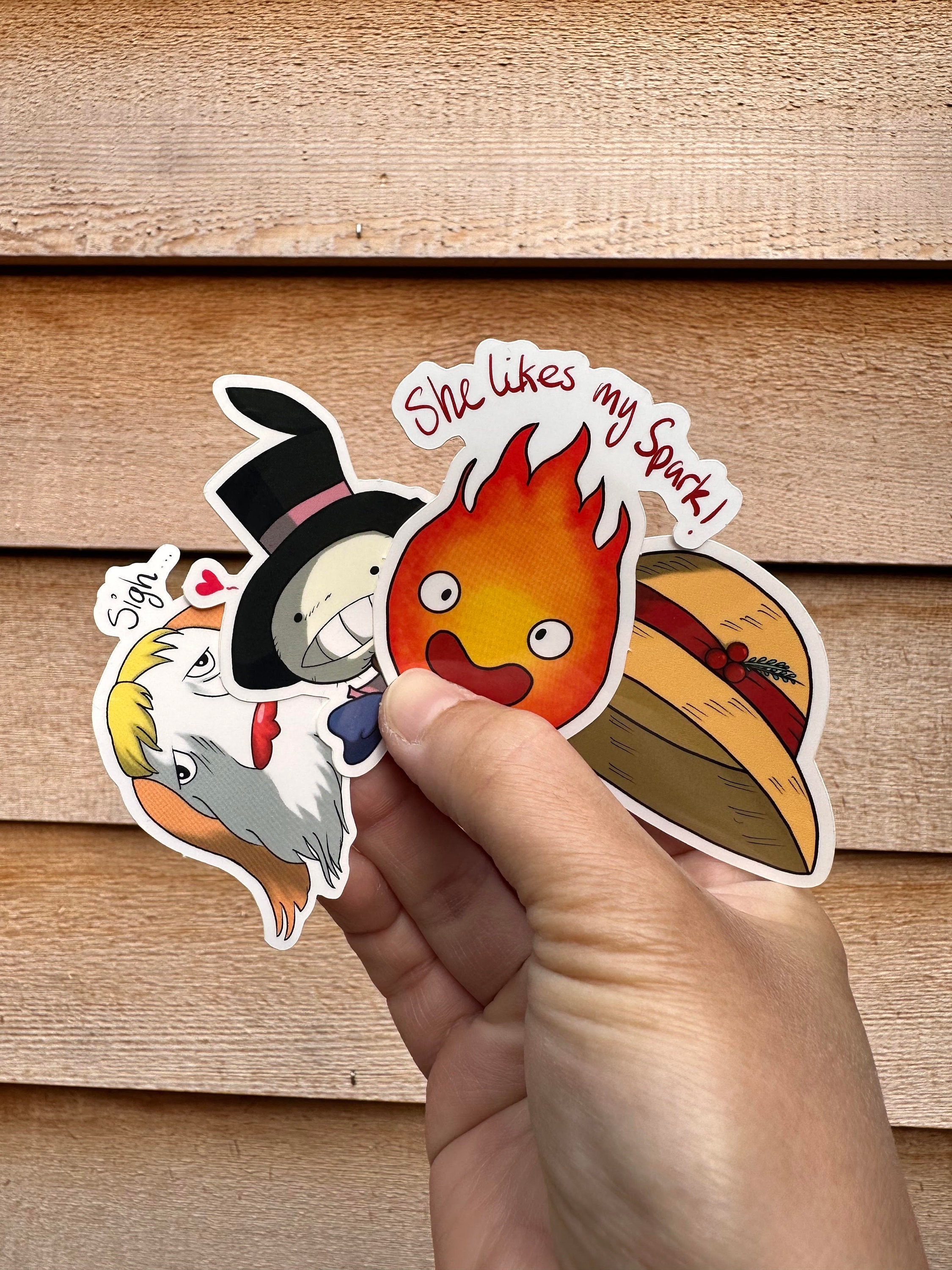 Howl's Moving Castle Vinyl Stickers Please Read Item Description - Etsy