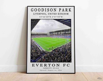 Everton Soccer Poster - Etsy