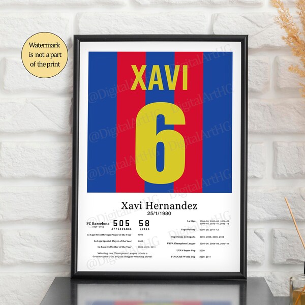 Xavi - Etsy