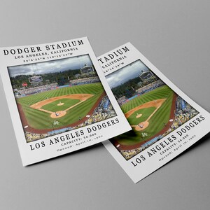 Dodger Stadium Los Angeles Dodgers Digital Printable Poster - Etsy