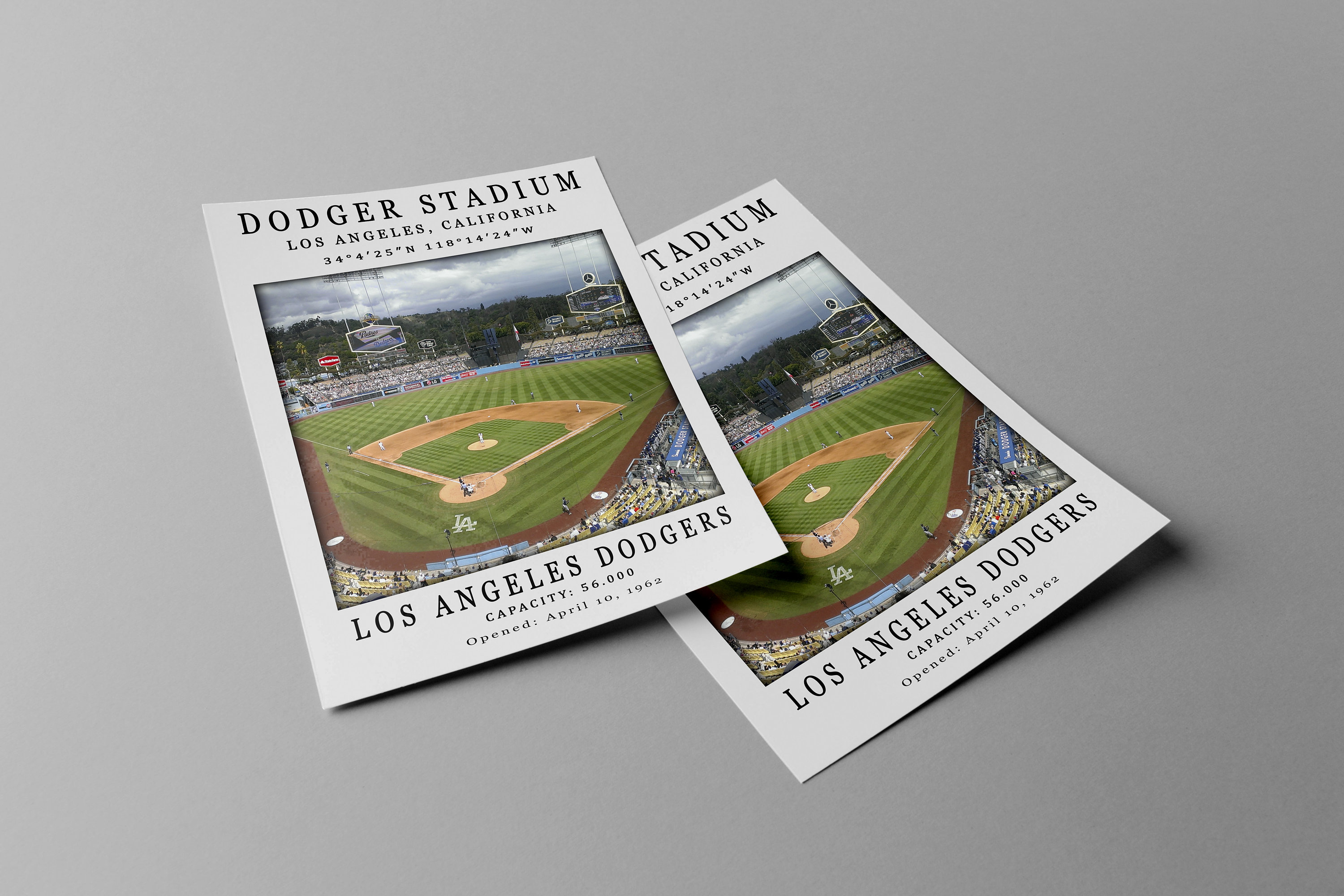 Dodger Stadium Los Angeles Dodgers Digital Printable Poster - Etsy