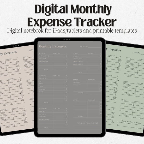 Monthly Expenses - Etsy