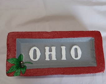 Ohio Brick, Ohio Paving Brick, Home Decor, Ohio State Buckeye's - Etsy
