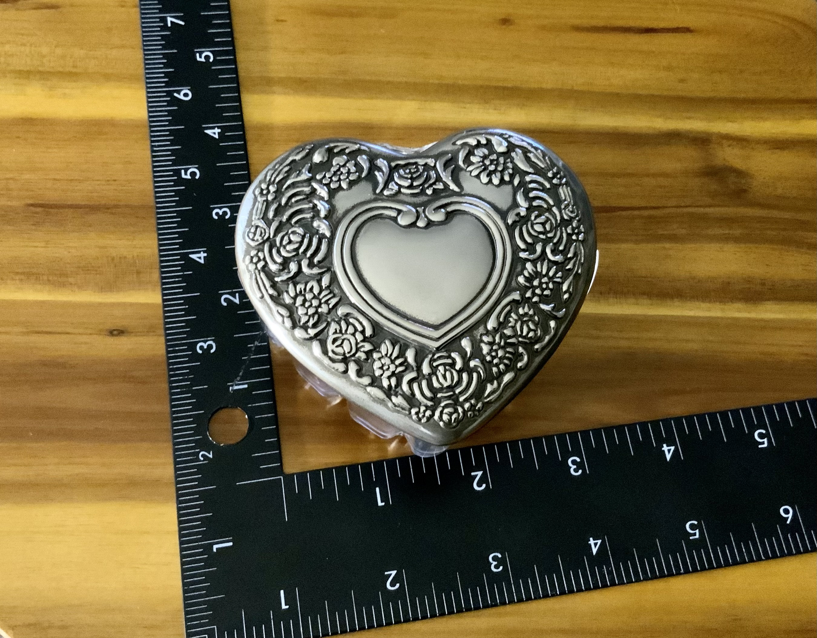 Heart Shaped Crystal Jewelry Box With Sliver Lid - Etsy