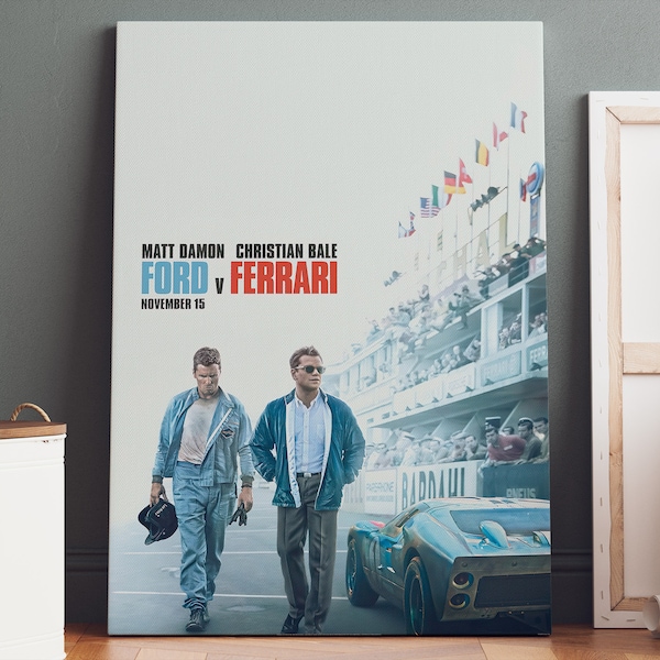 Ferrari Poster Canvas - Etsy