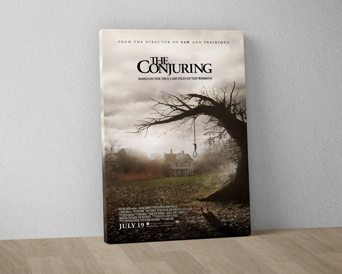 The Conjuring Poster the Conjuring Canvas Print the - Etsy