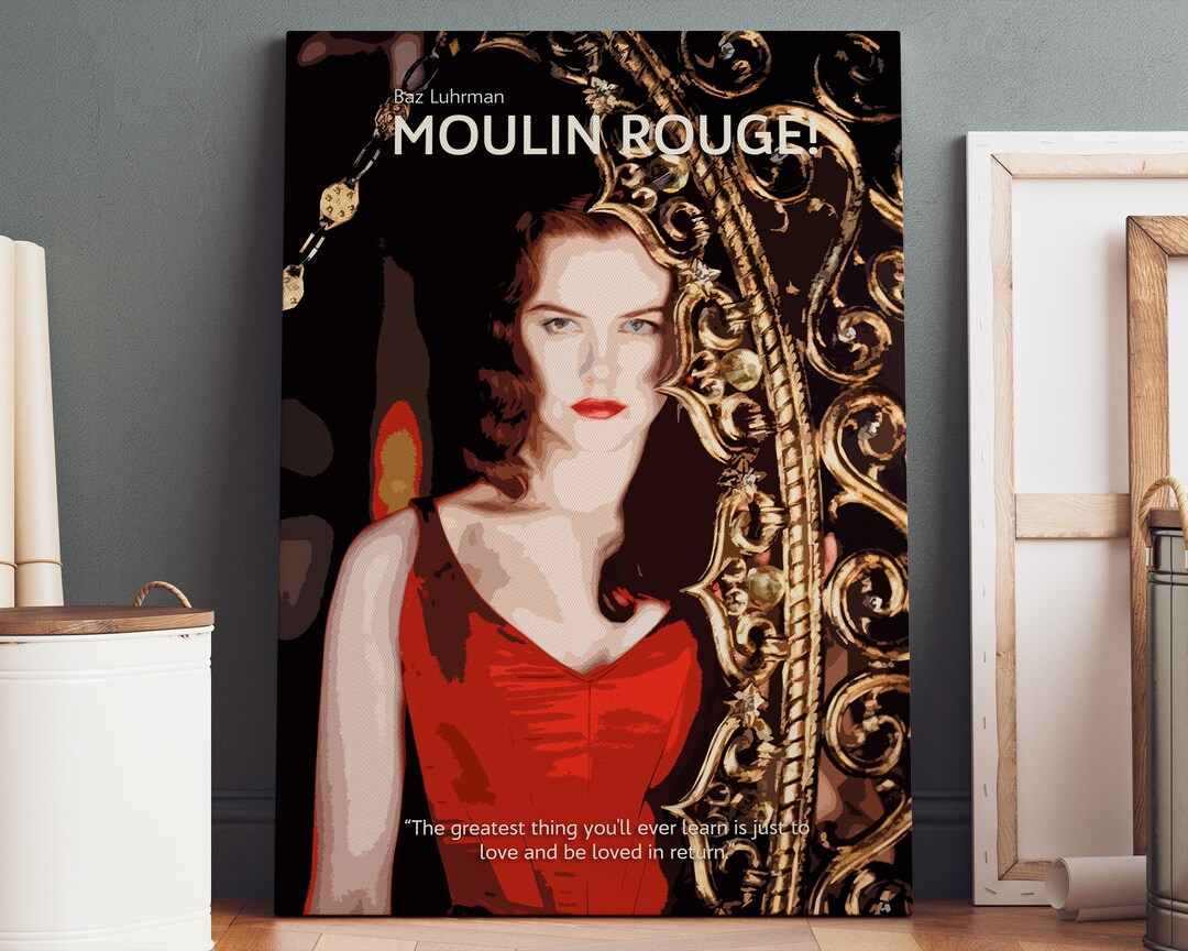 Moulin Rouge Poster Canvas | Moulin Rouge Canvas Print, Moulin Rouge ...