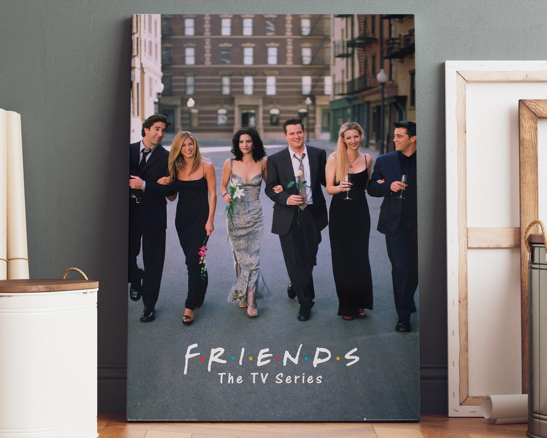 Friends Poster Canvas Friends Canvas Print, Friends Print, Canvas Wall ...