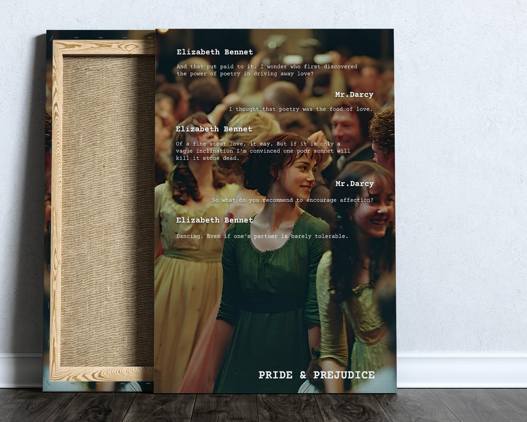 Pride and Prejudice Screenplay Poster | Pride and Prejudice Poster ...