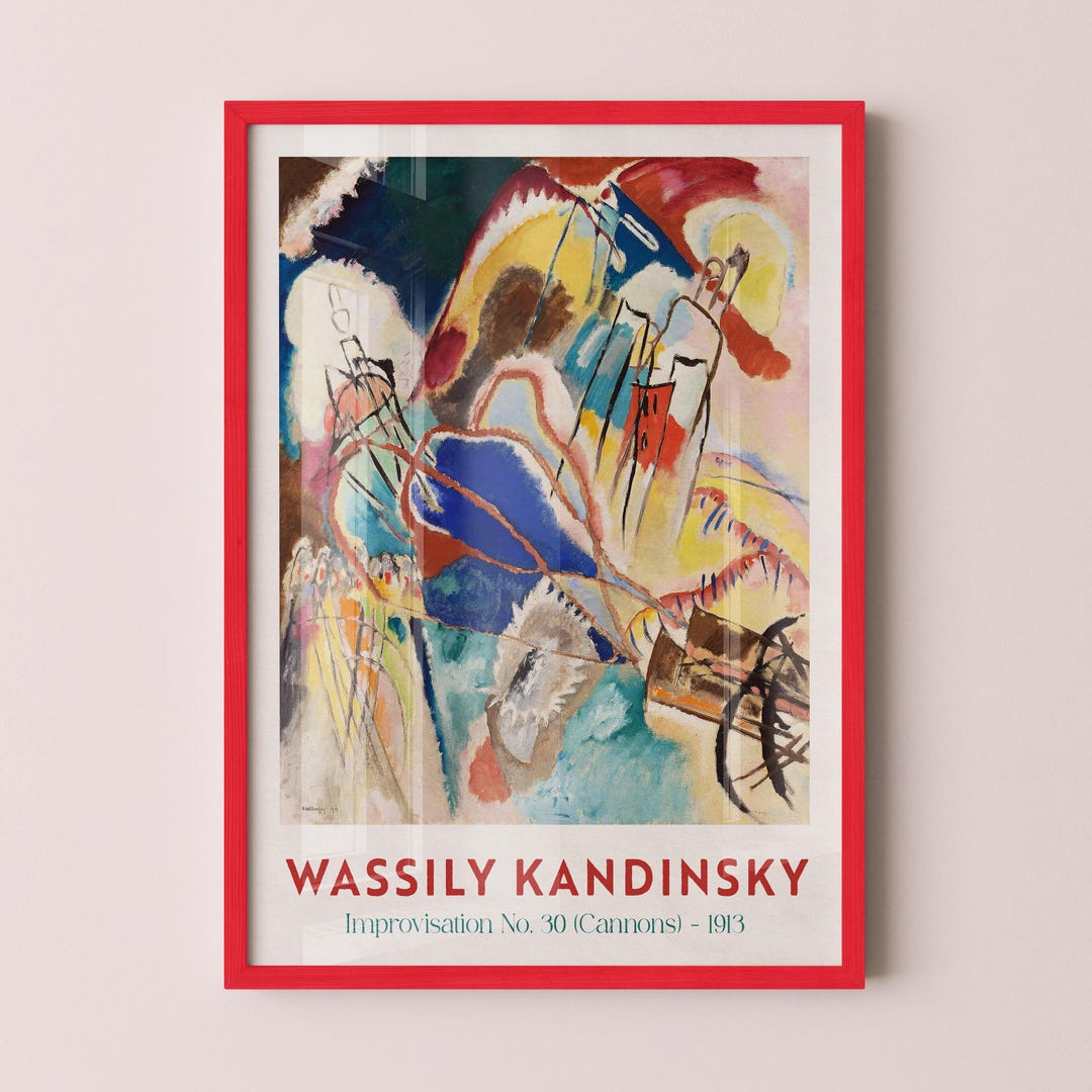 Wassily Kandinsky's Improvisation No. 30 Cannons Exhibition Poster ...