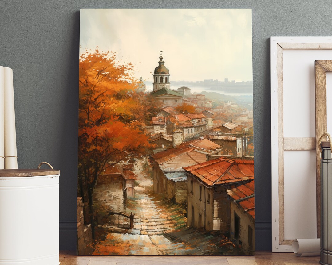 Belgrade Poster Canvas, Belgrade Print, Belgrade Wall Art, Canvas Wall ...