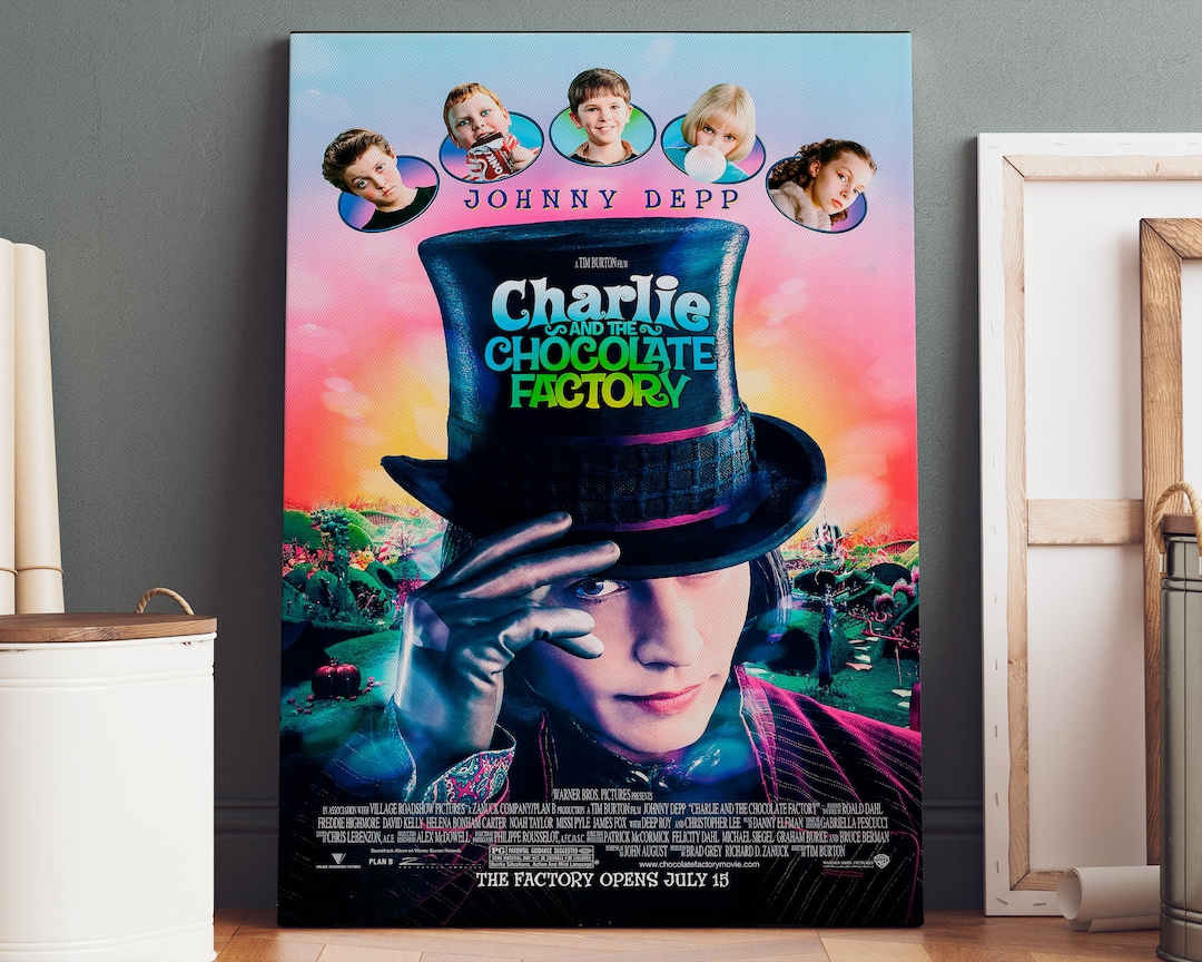 Charlie and the Chocolate Factory Poster Canvas | Charlie and the ...