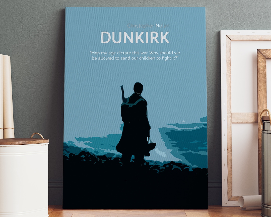 Dunkirk Poster Canvas Dunkirk Canvas Print, Dunkirk Print, Canvas Wall ...