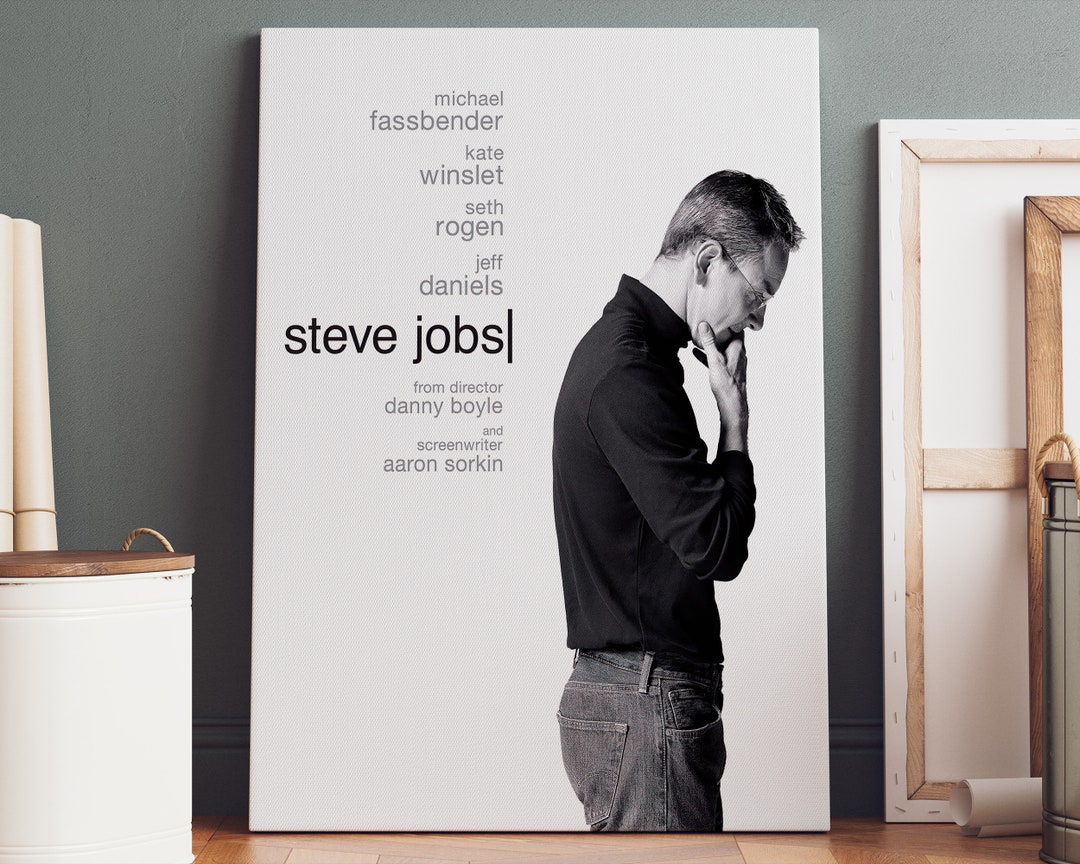 Steve Jobs Poster Canvas | Steve Jobs Canvas Print, Steve Jobs Print ...