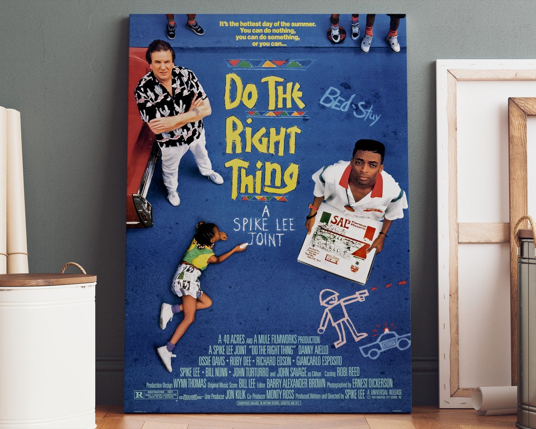 Do the Right Thing Poster | Do the Right Thing Canvas Print, Do the ...