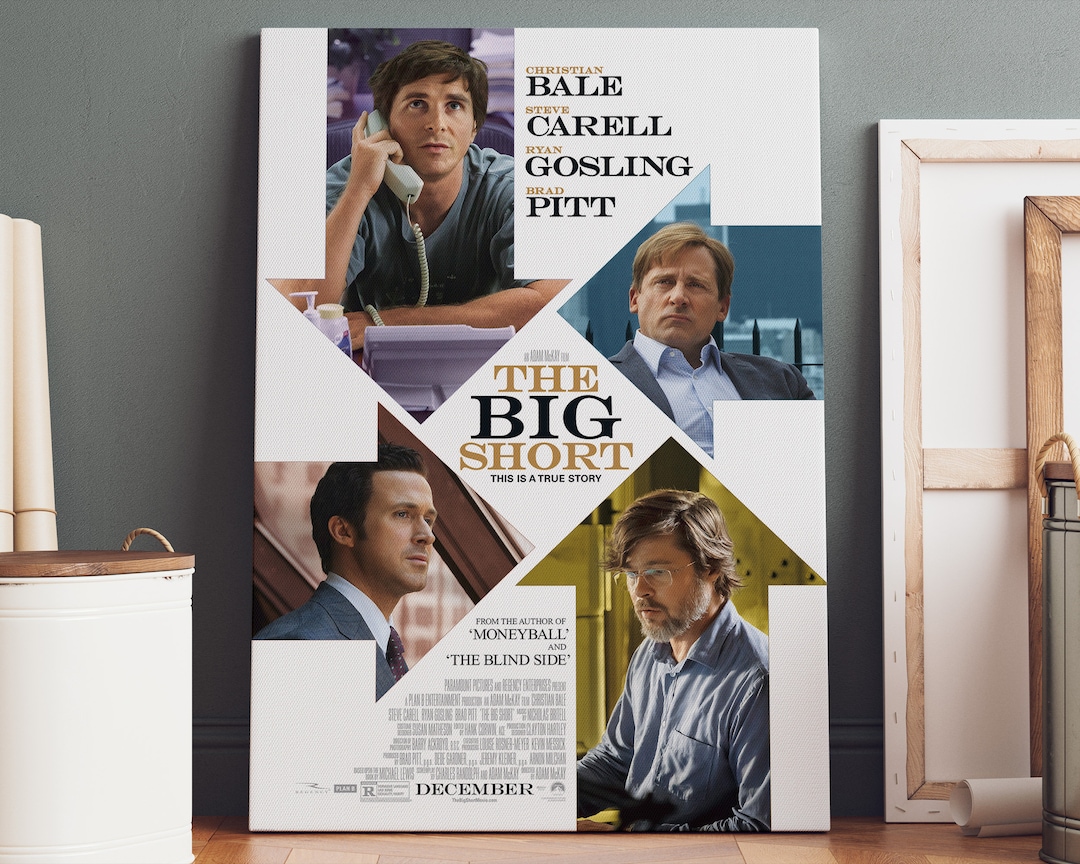The Big Short Poster Canvas | the Big Short Canvas Print, Big Short ...