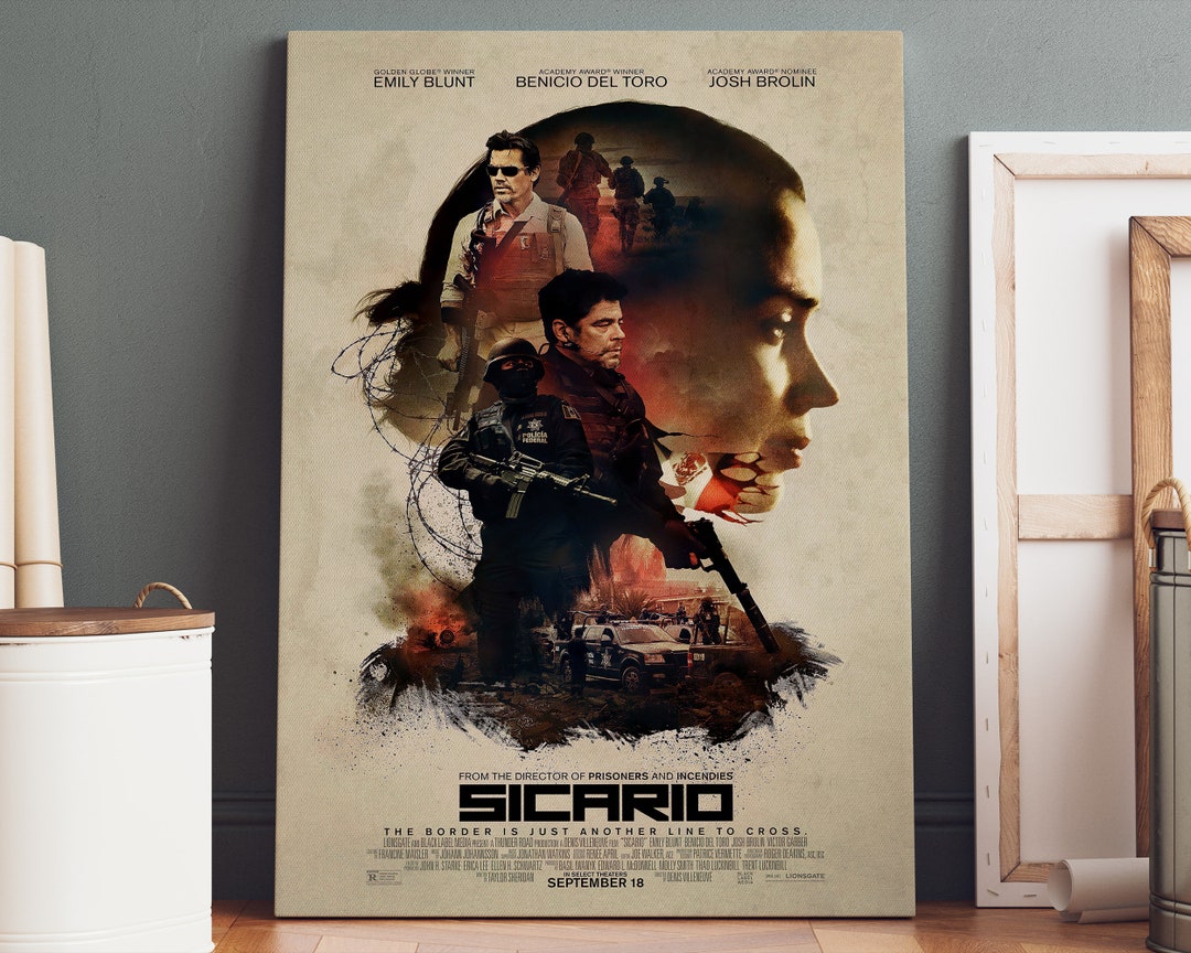 Sicario Poster Canvas | Sicario Canvas Print, Sicario Print, Canvas ...