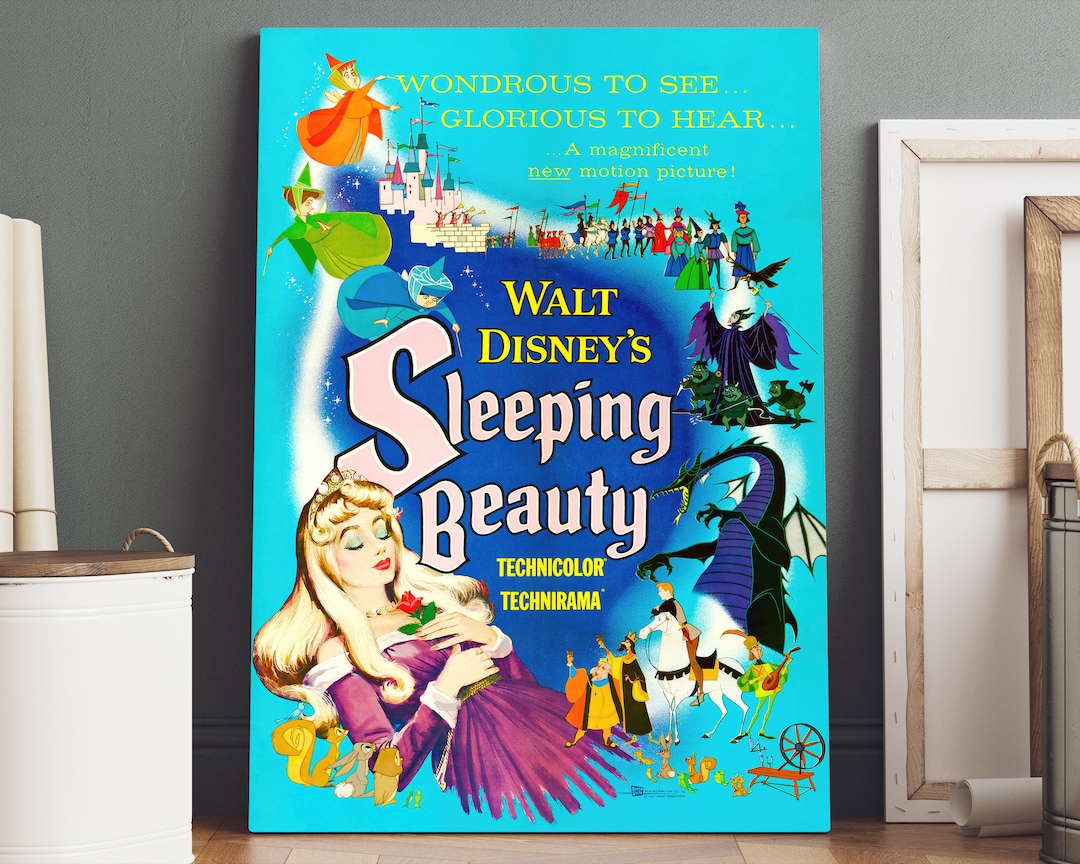 Sleeping Beauty Poster Canvas, Sleeping Beauty Canvas Wall Art ...