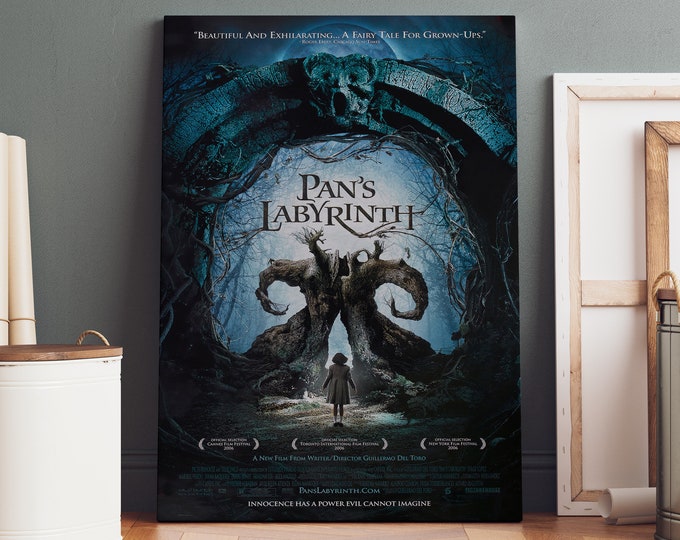Pans Labyrinth Movie Poster Wall Art Classic Films Man Cave Prints ...
