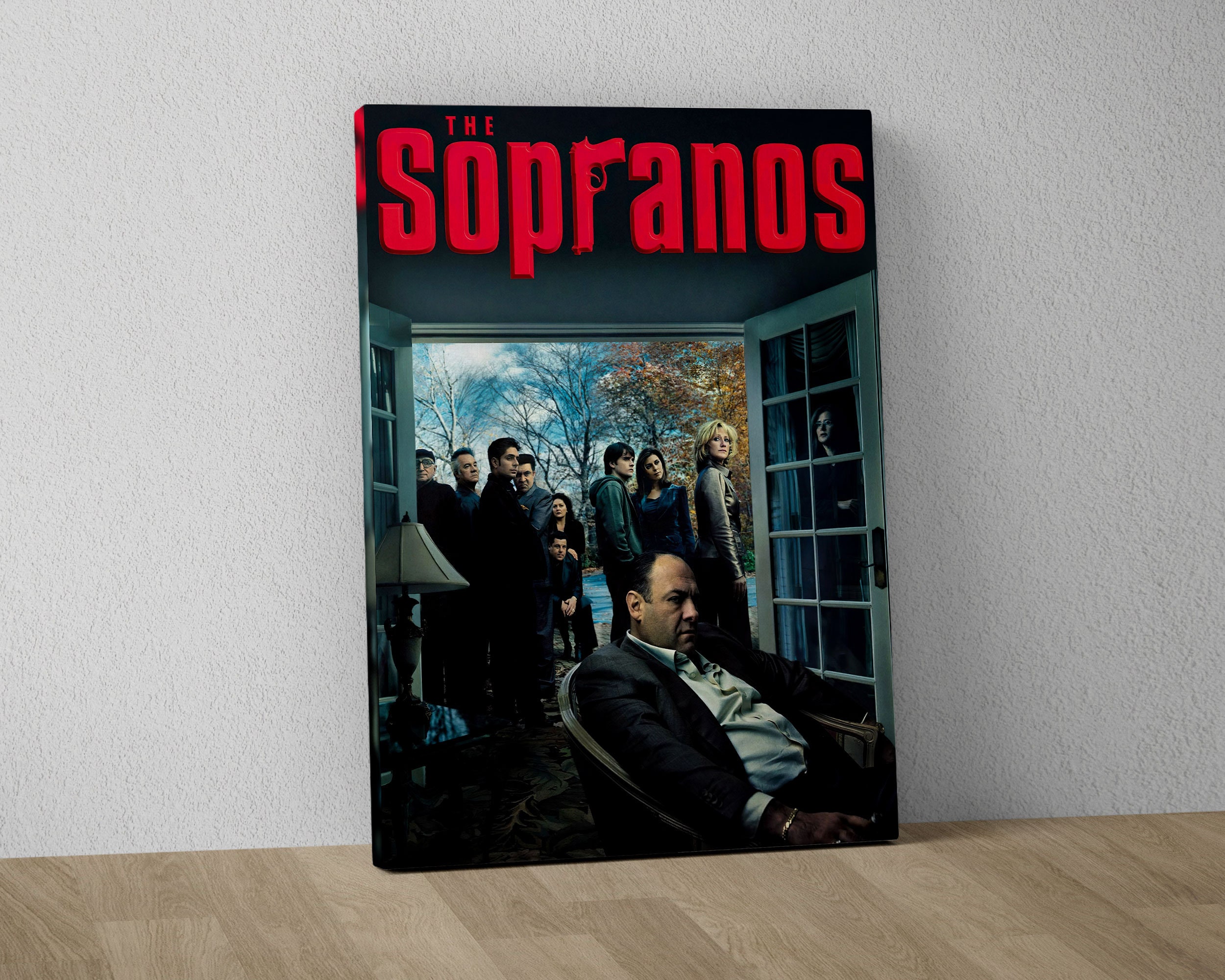 The Sopranos Poster Canvas , The Sopranos Print, Canvas Wall Art, TV ...